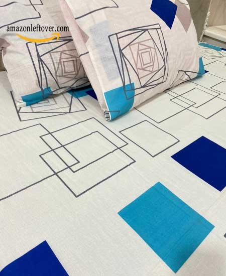 Premium Cotton Elegant Block Bed Sheet – alibhaiya.com